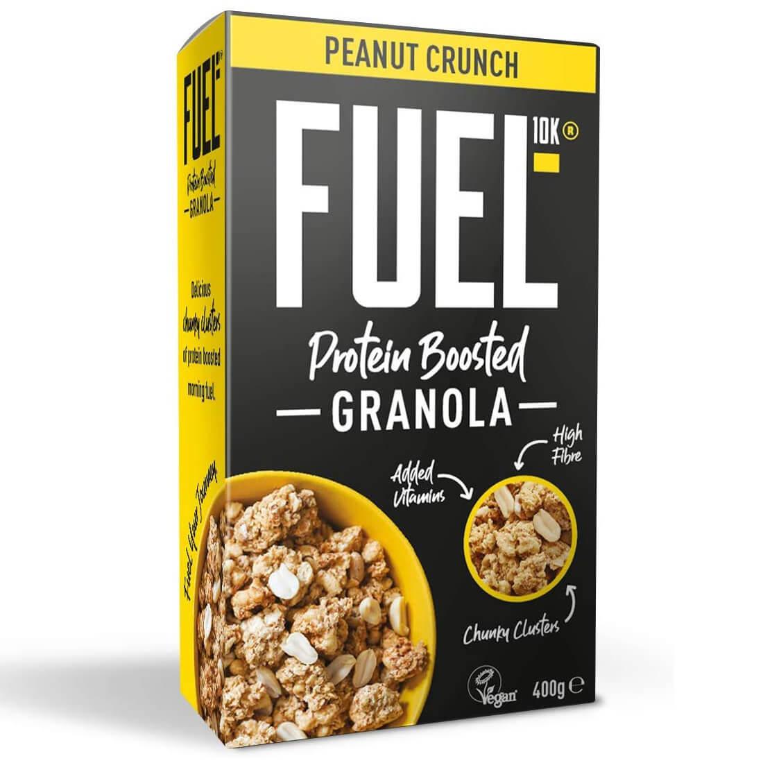 FUEL 10K Protein Boosted Chunky Granola 400g גרנולה עשירה בחלבון