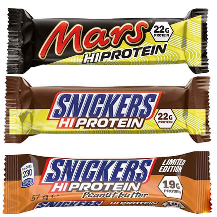 Snickers Mars Snickers Peanut Butter Protein 12 Bars Mix Box