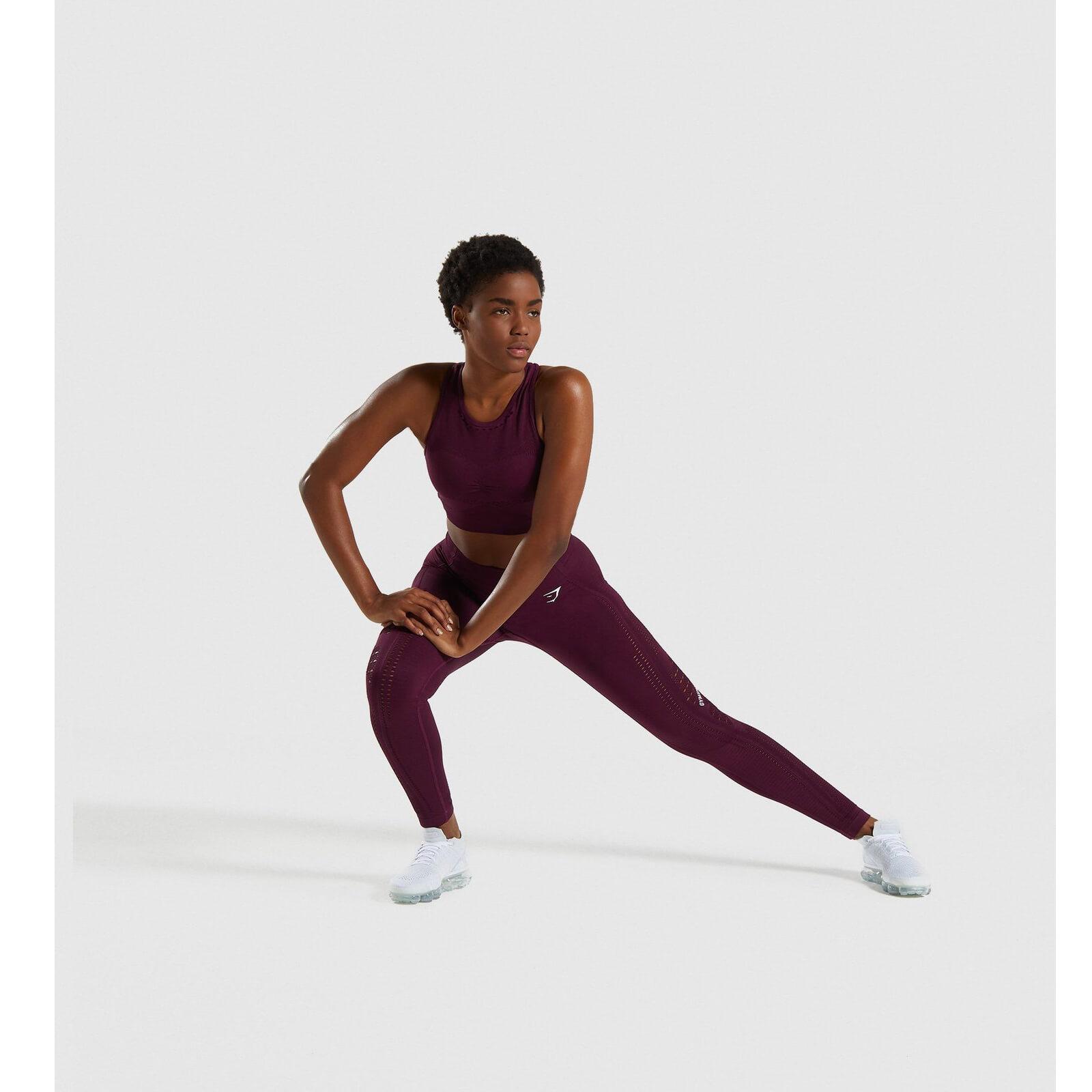 Gym Shark Flawless Knit Sports Bra Ruby