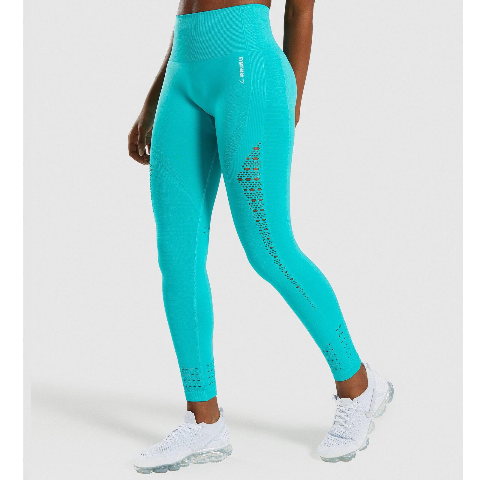 Gym Shark Energy+Seamless Sports Leggings Tropical Blue