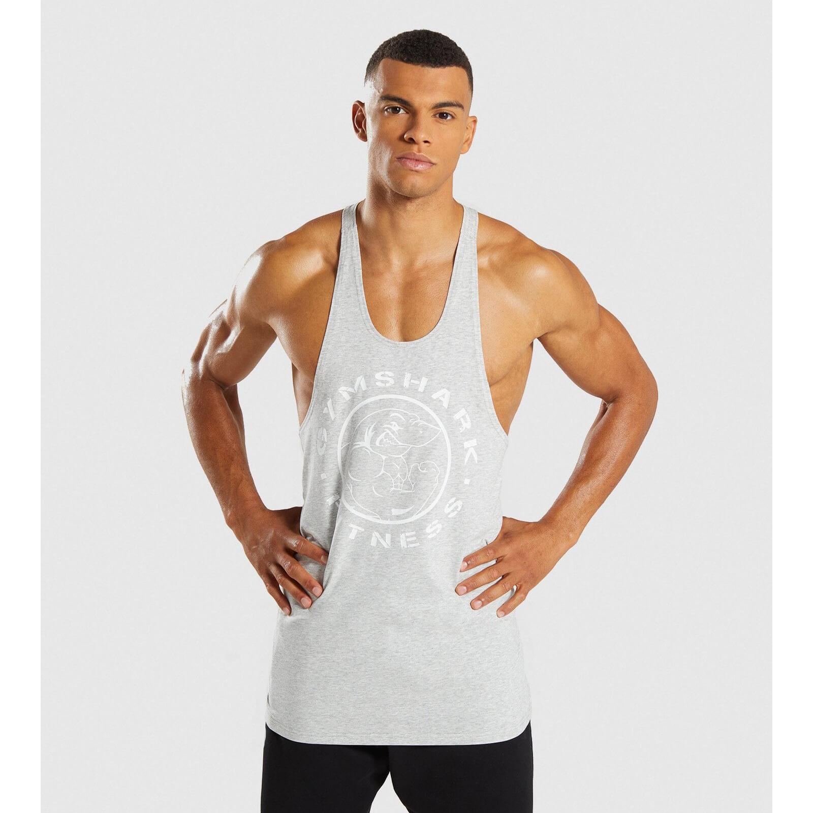Gym Shark Legacy Stringer Wolf Grey Marl