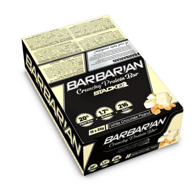 Barbarian Stacker Protein Bar 15 Bars