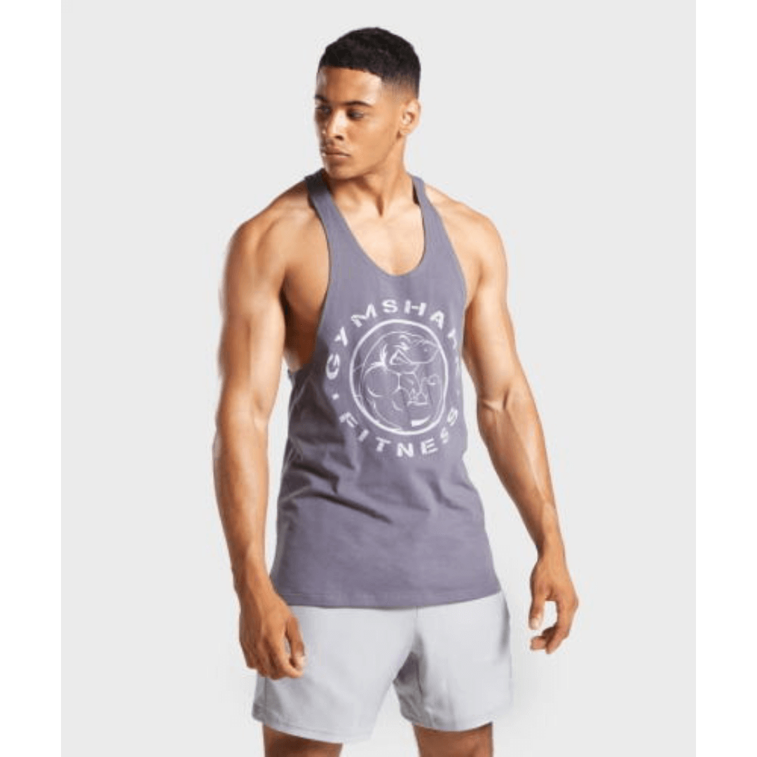 Gym Shark Legacy Stringer Slate Grey