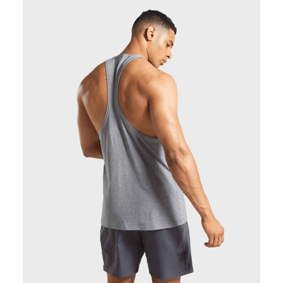 Gym Shark Legacy Stringer Grey Marl