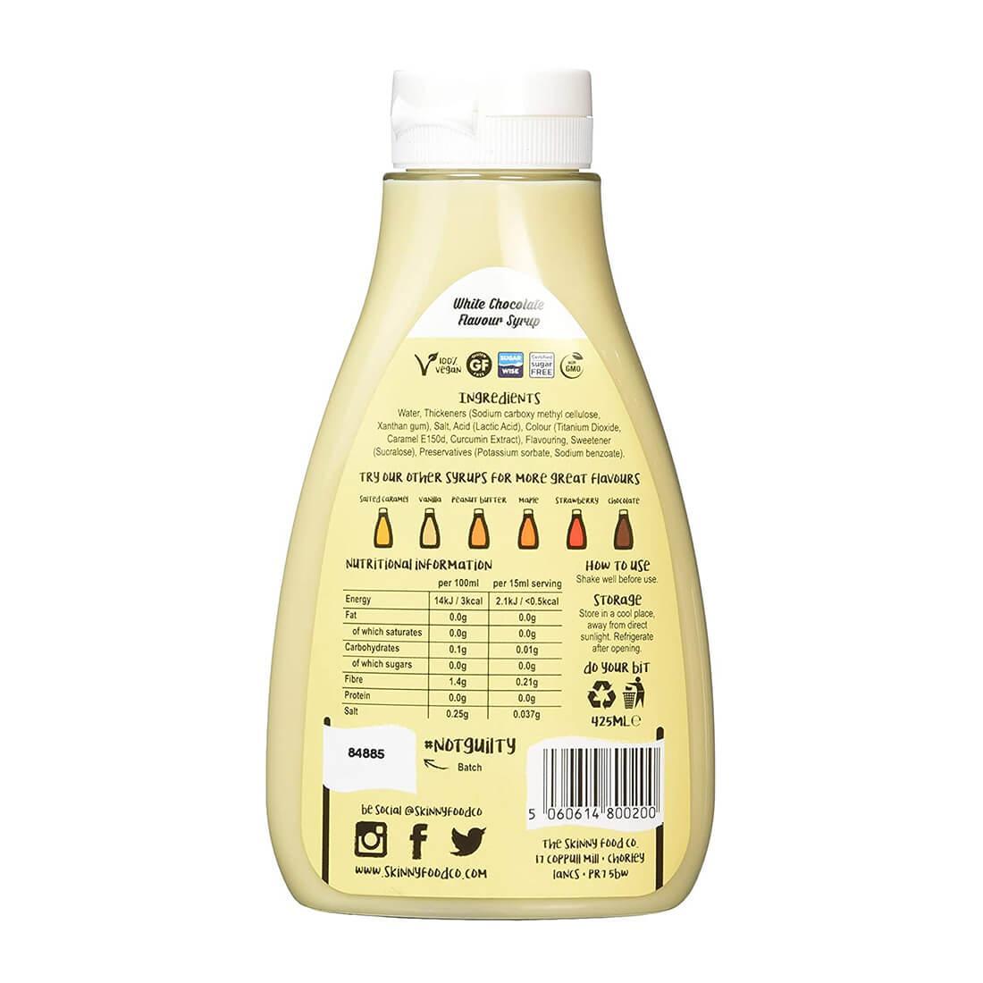 The Skinny Food Co. Zero Calorie Syrup 425ml סירופ מייפל שוקולד ללא סוכר