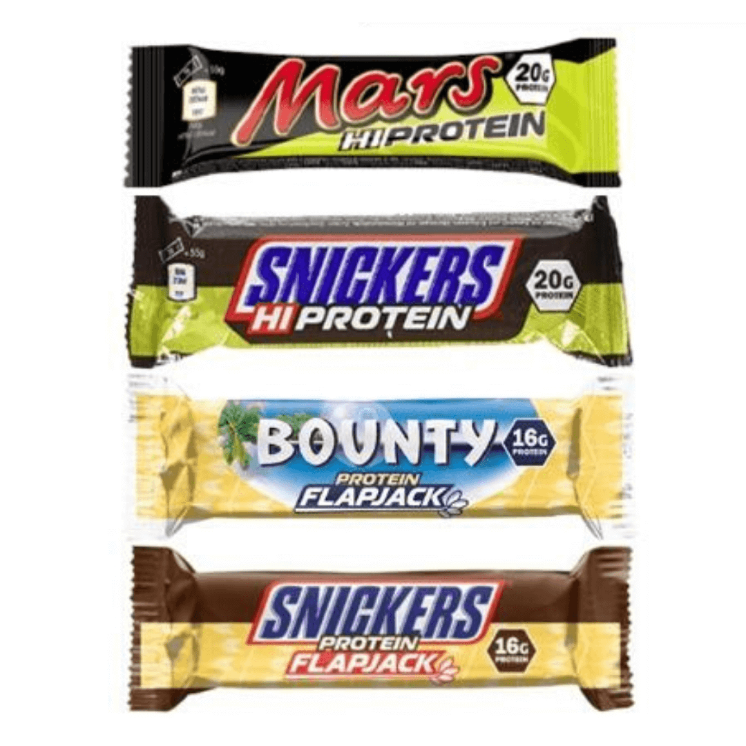 Bounty Flapjacks Snickers Flapjacks Mars Snickers Protein 12 Bars Mix Box