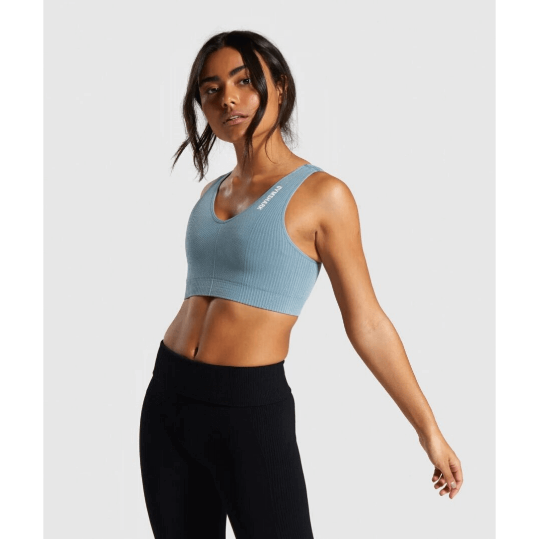Gym Shark Power Down Sports Bra Turquoise