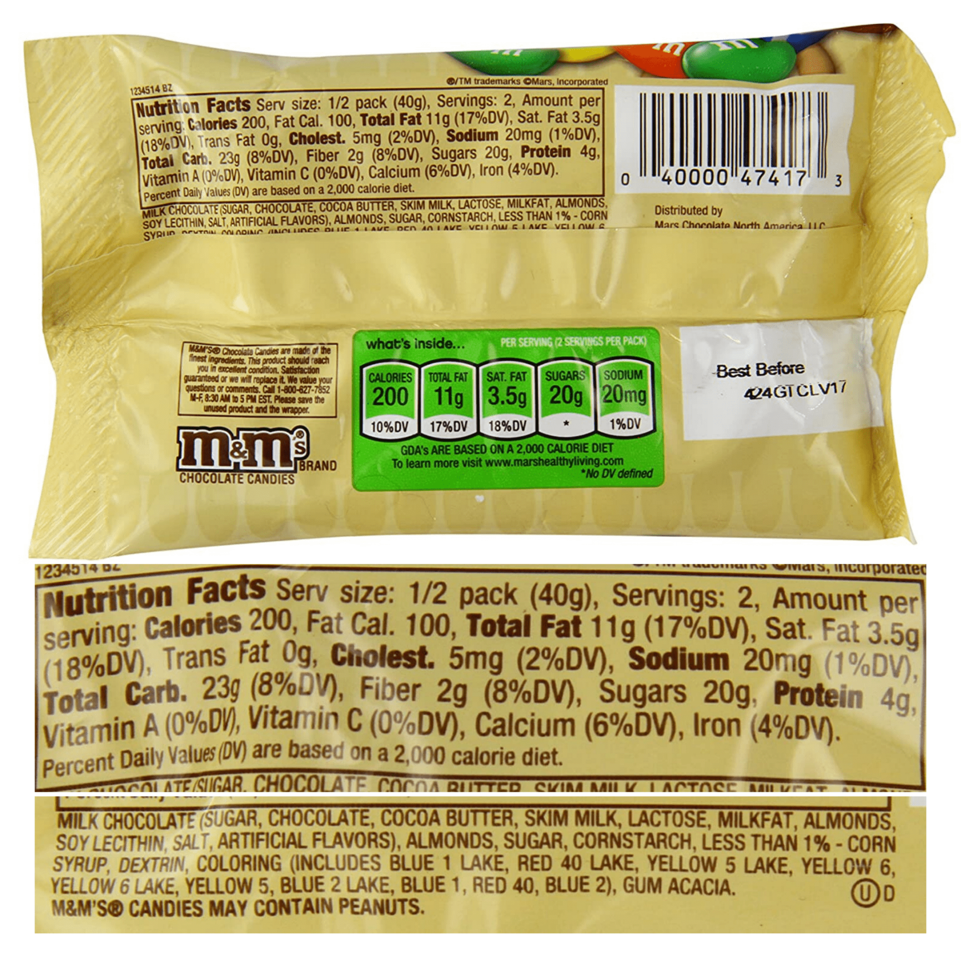 M&M Almond 80G