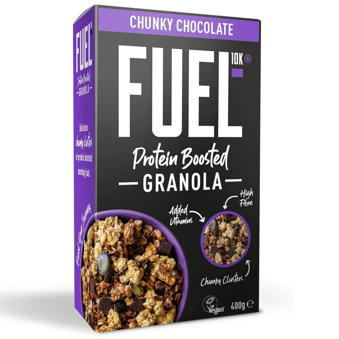 FUEL 10K Protein Boosted Chunky Granola 400g גרנולה עשירה בחלבון