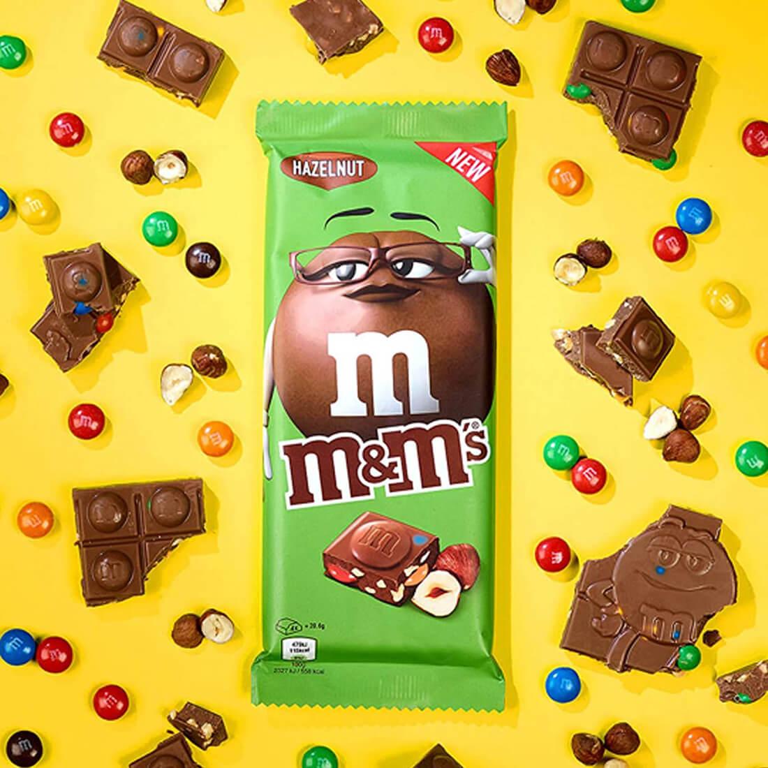 M&M's Hazelnut Chocolate Bar 165G
