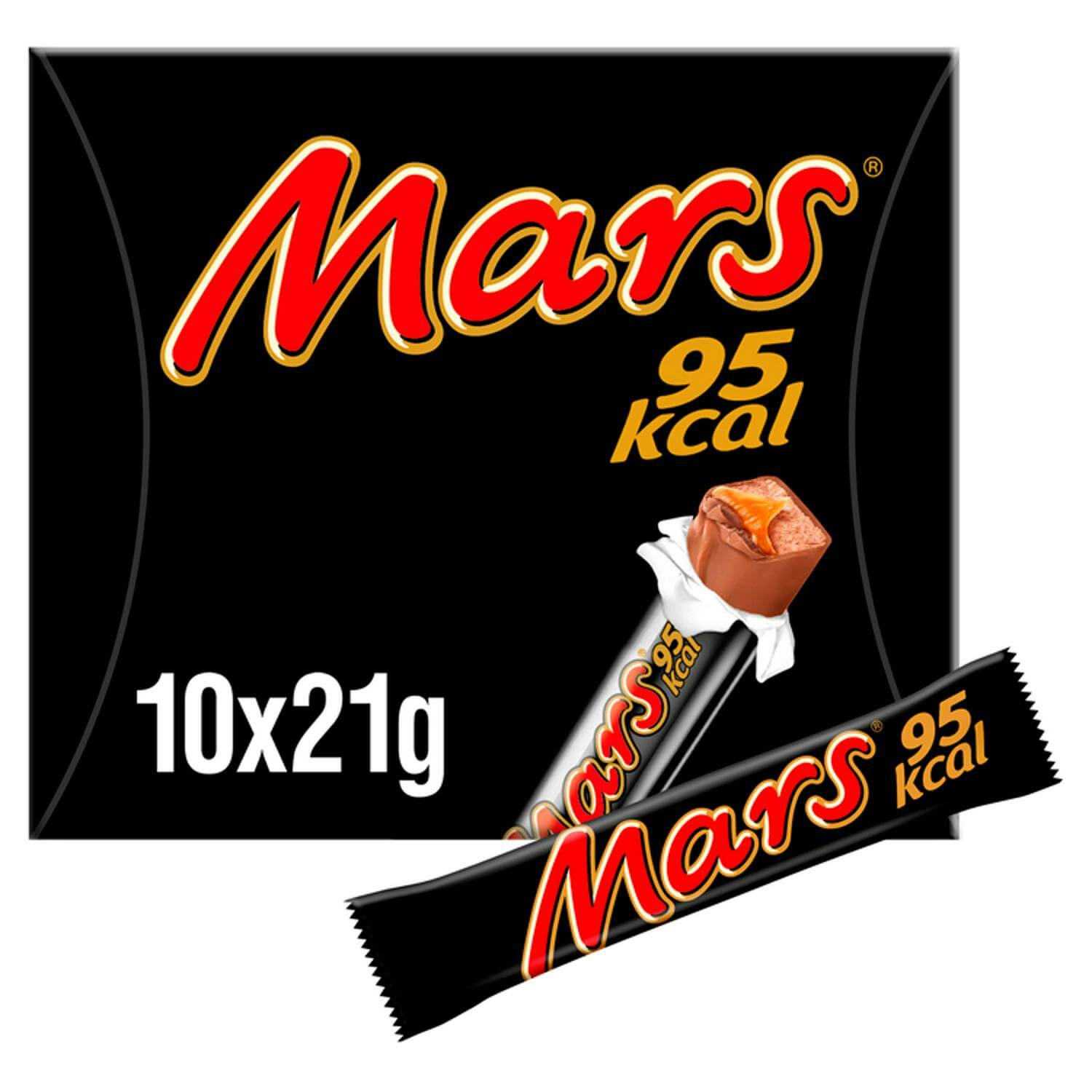 Mars Chocolate Low Calorie Snack Bars 10x21g