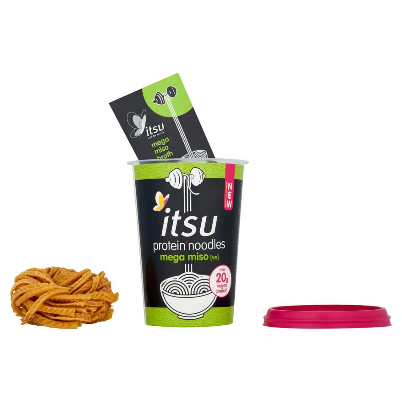 Itsu Mega Miso Protein Noodles 63g