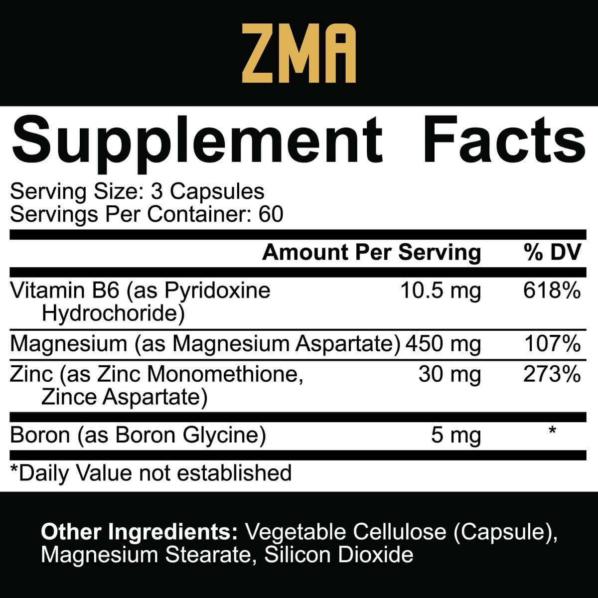 Rich Piana 5% Nutrition ZMA Core Series 90 caps