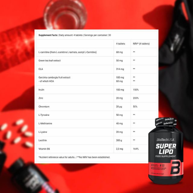 BiotechUSA Super Lipo 120 tablets