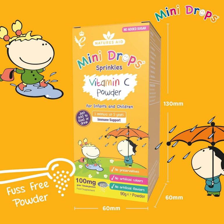 Natures Aid Mini Drops Sprinkles Vitamin C for Infants & Children ...