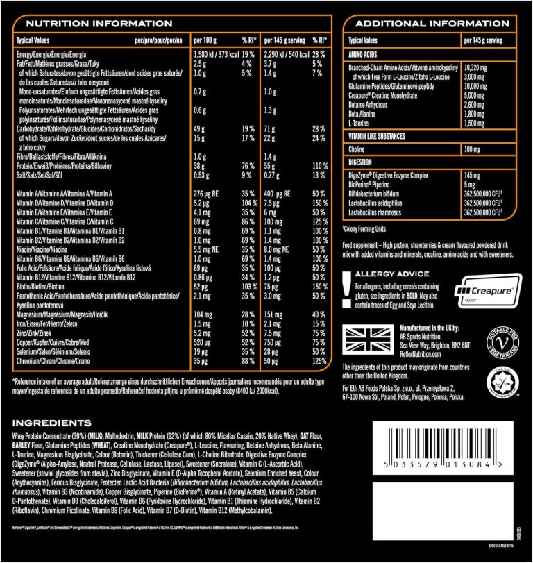 Reflex Nutrition One Stop Xtreme 2.03kg