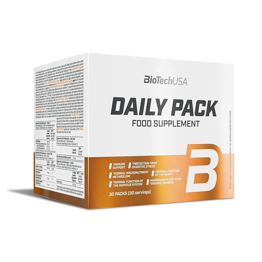 BioTech USA Daily Pack – Complete Daily Supplement for Overall Health ...