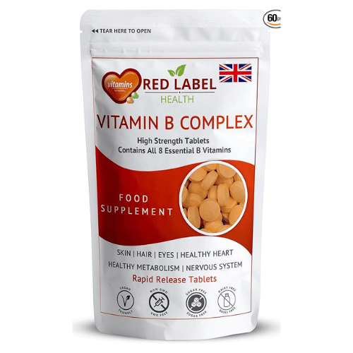 Red Label Health Vitamin B Complex – High Strength B Vitamins for ...