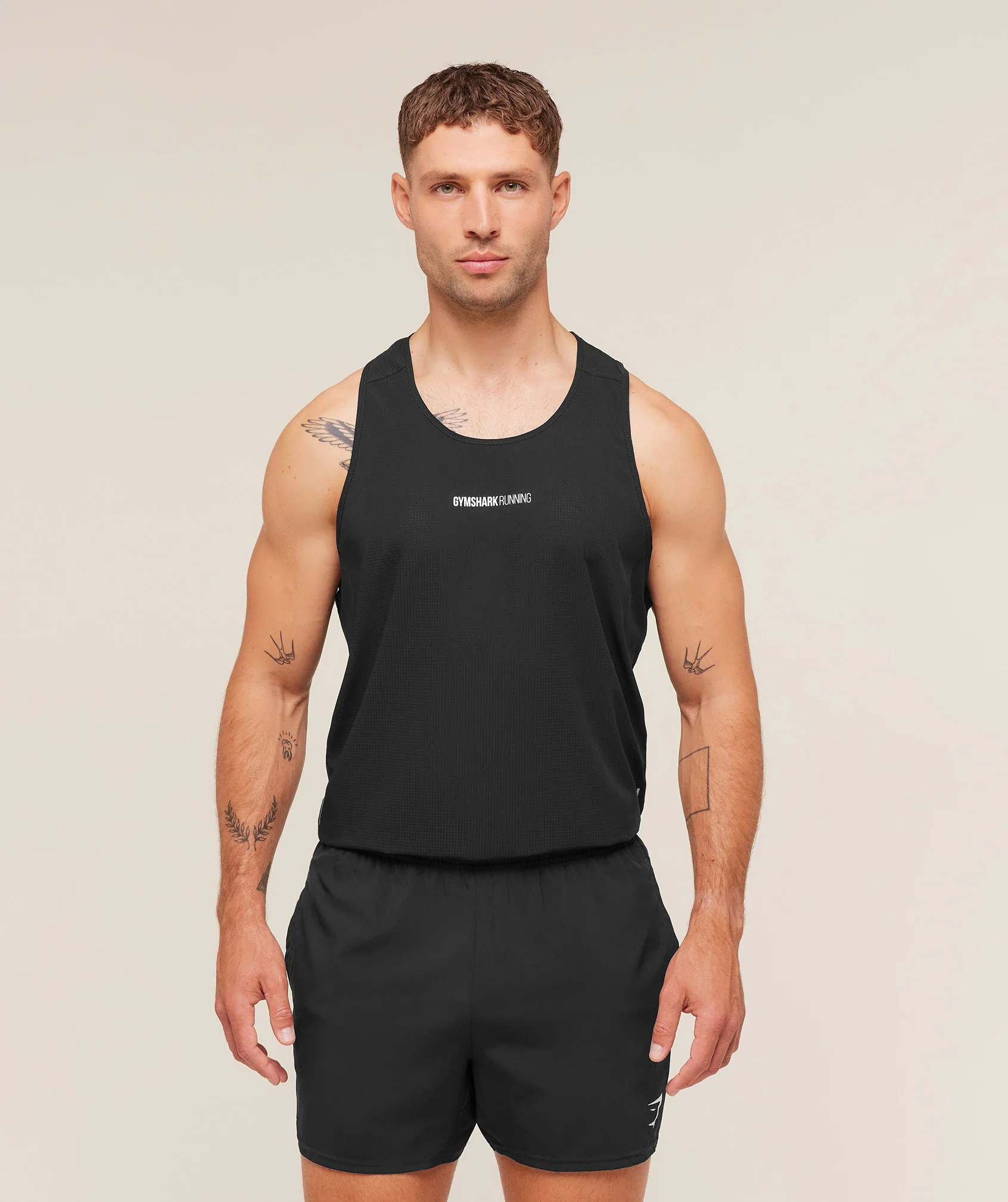 Gymshark Running Tank Black